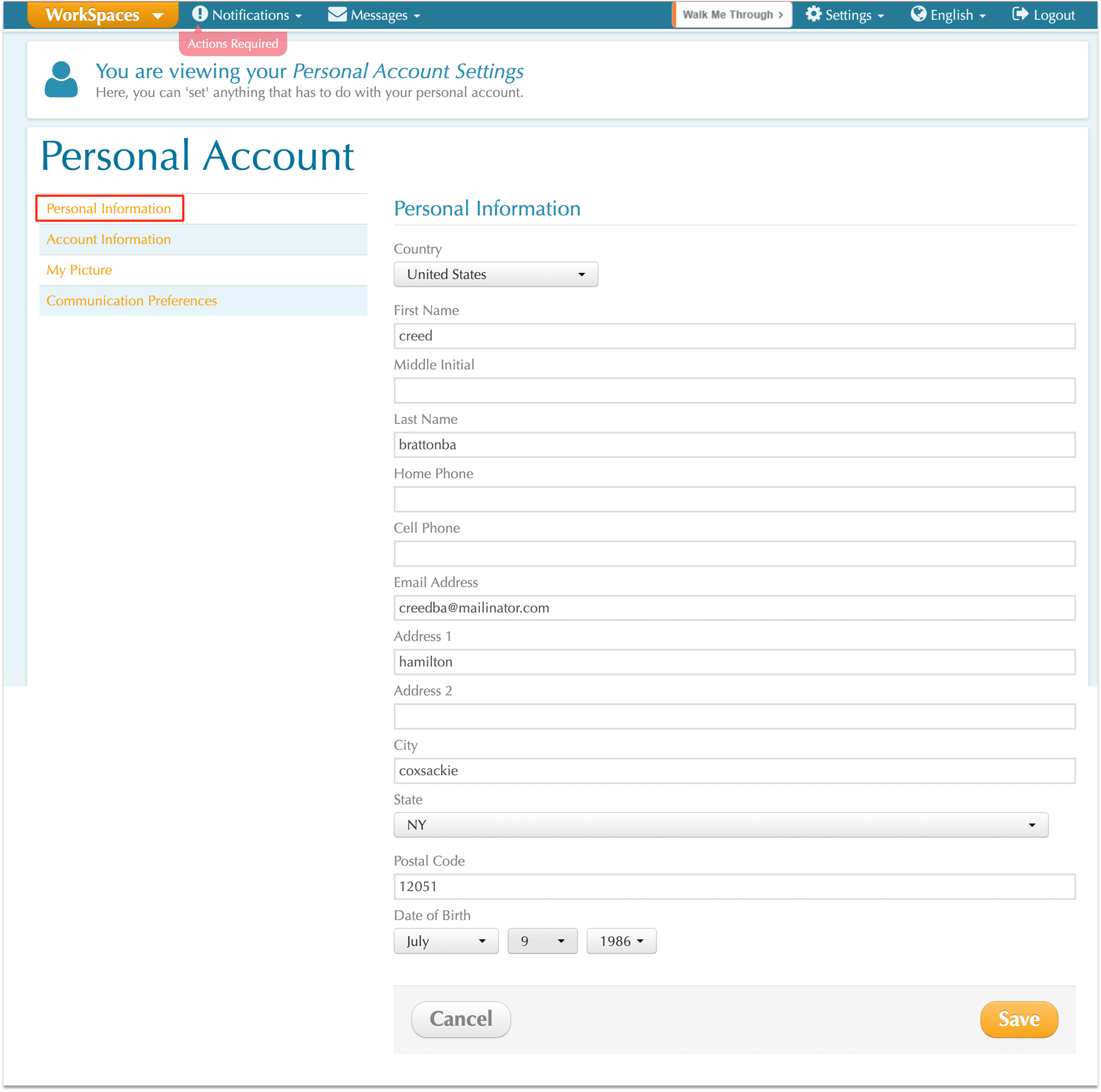 PeopleMatter: How do I Set Up and Edit my Account Details (Username ...