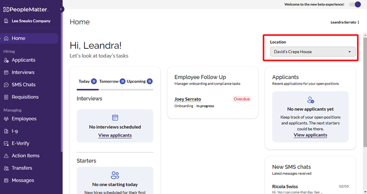PeopleMatter: Managers: How do I Navigate my Dashboard? – PeopleMatter